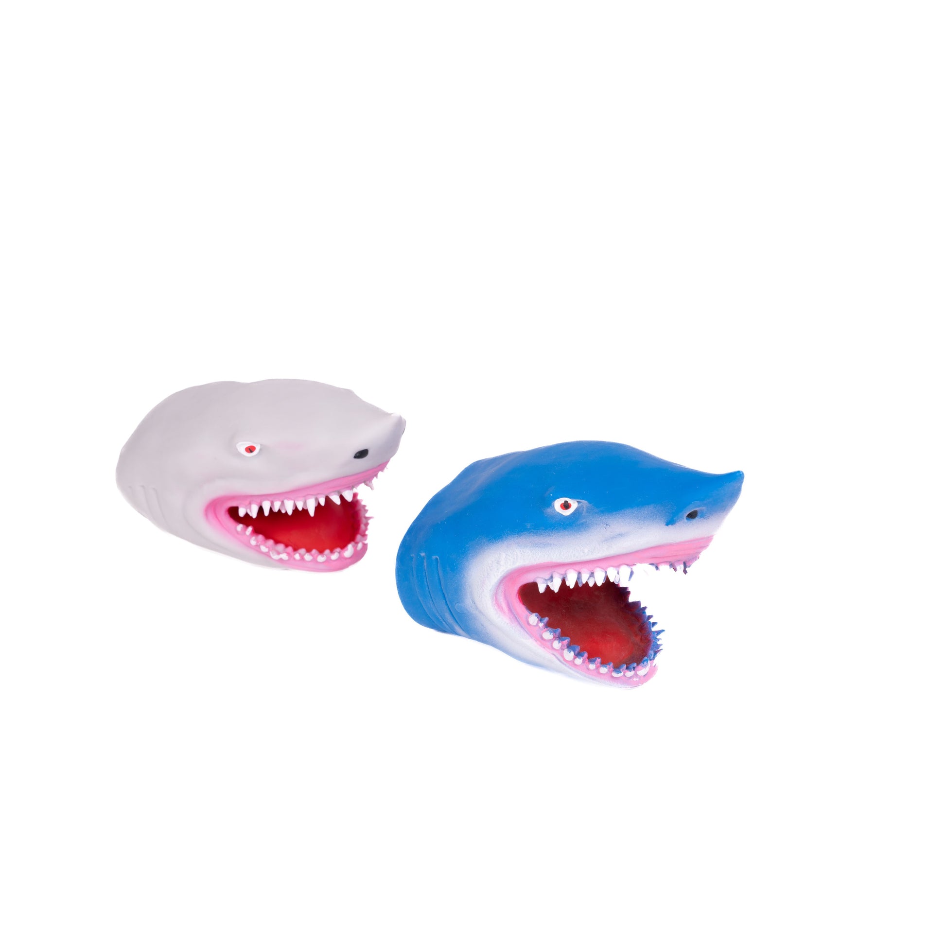 Shark Hand Puppet, Grey & Blue – Toysmith